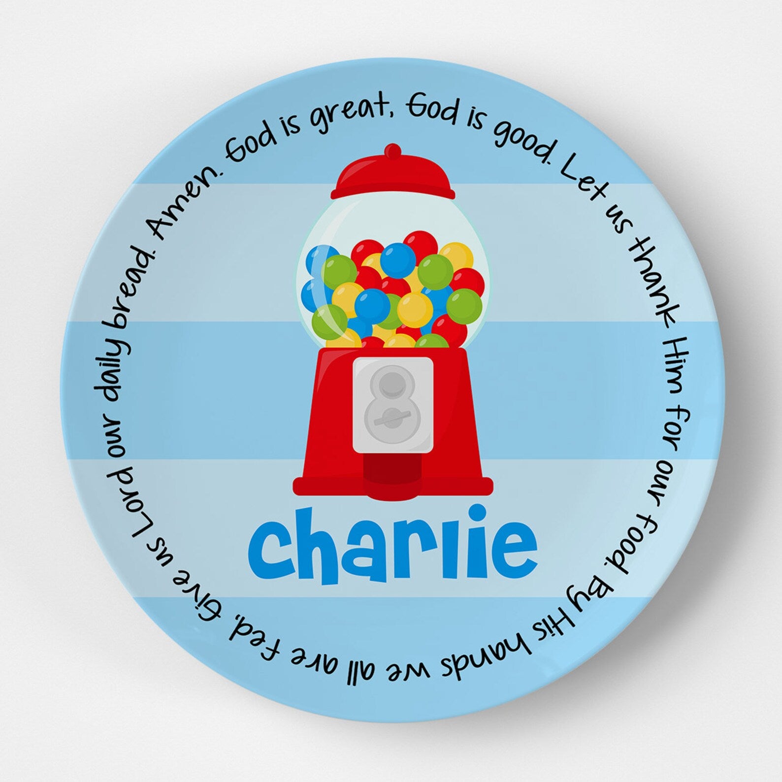 Gumball Boy Grace Plate – Grace Settings