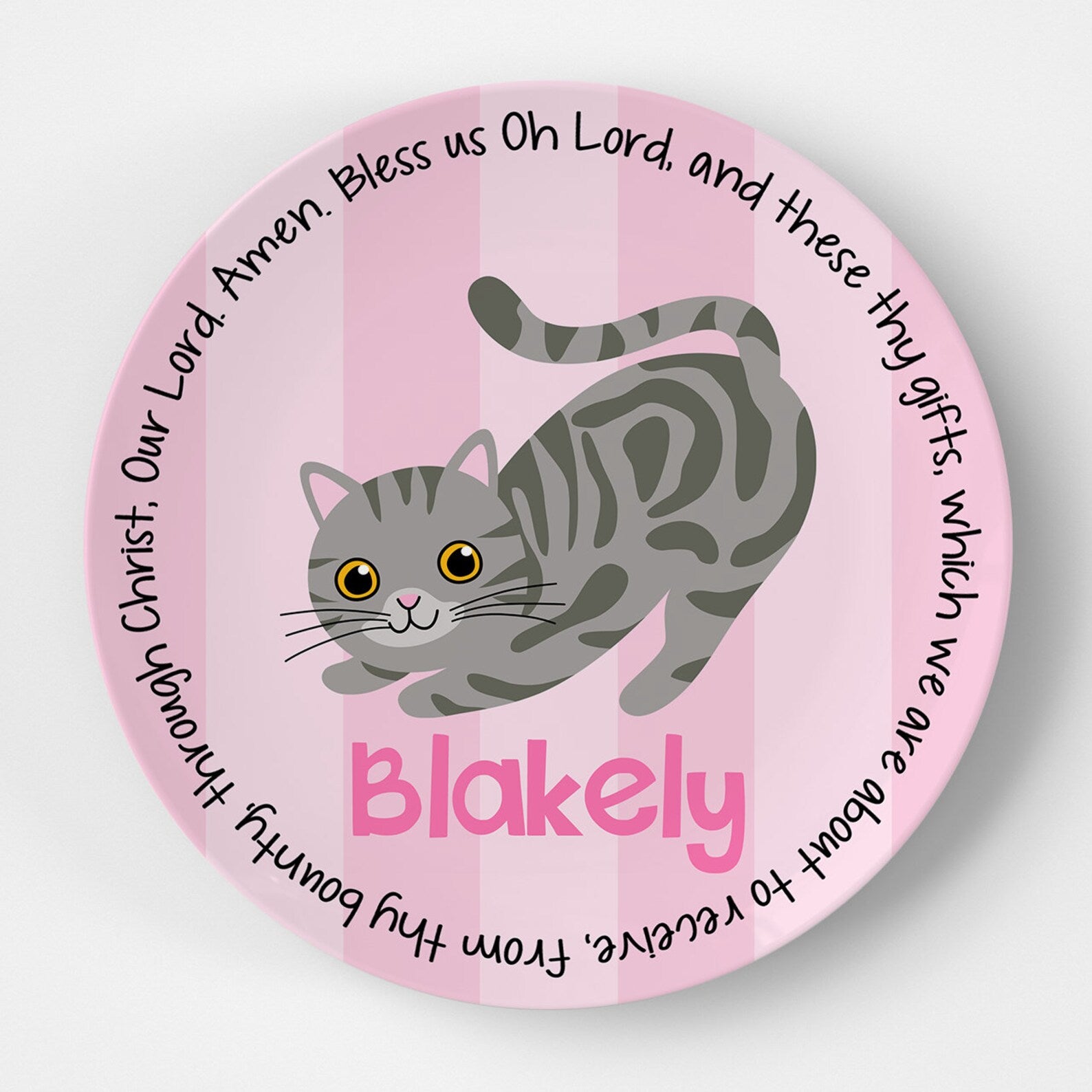 Kitty Cat Grace Plate – Grace Settings